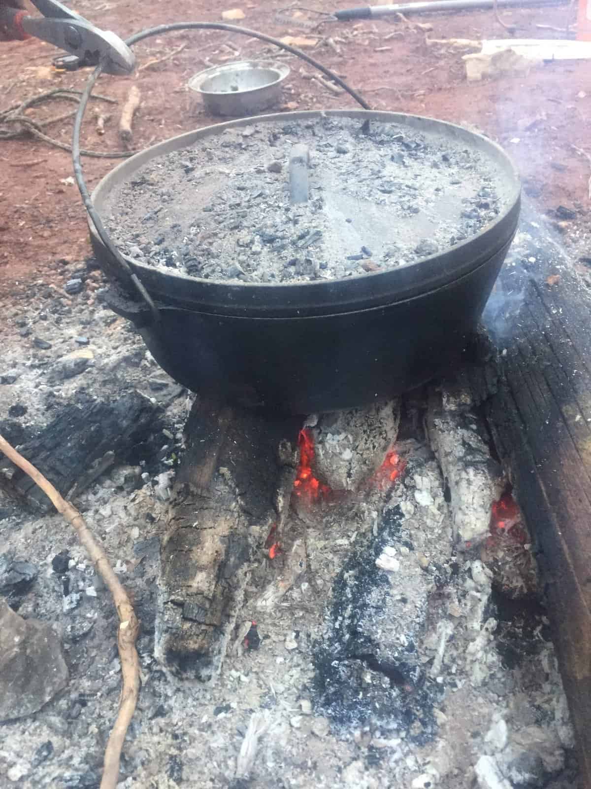 Dutch Oven Cooking in the Campfire! – Ridge Haven Homestead