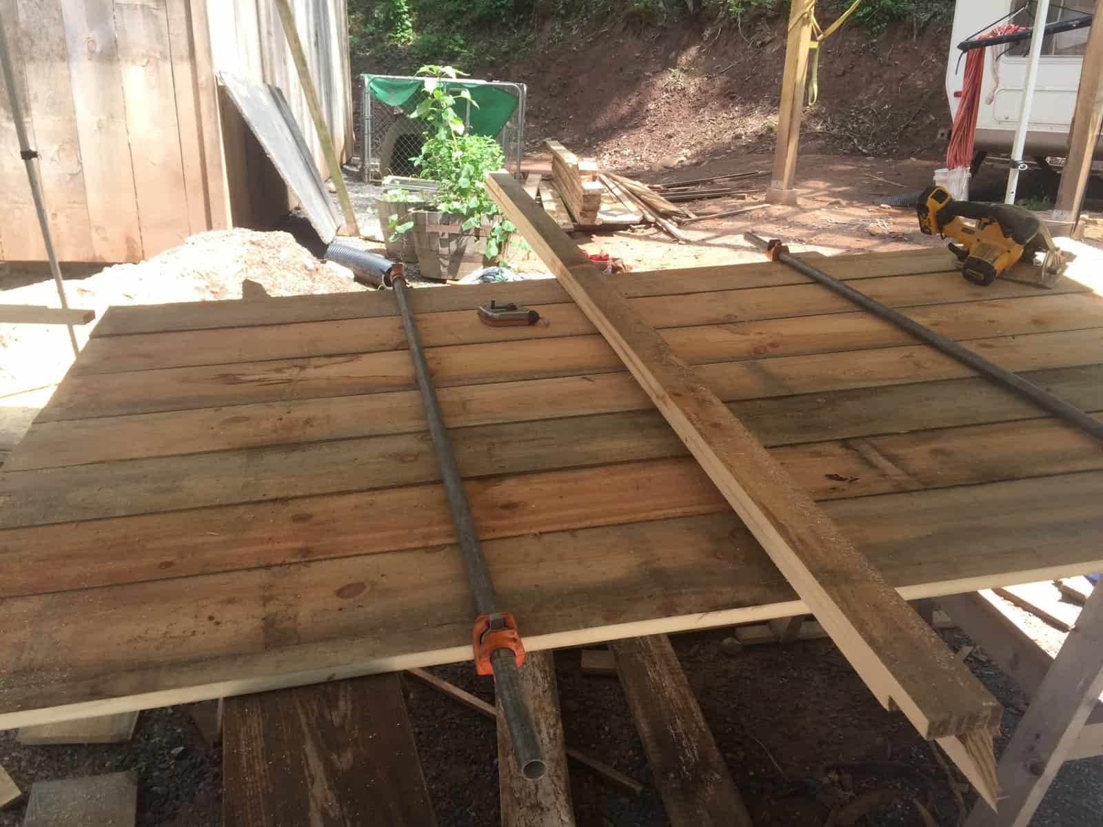 Homestead Building Update—Camper Canopy & Barn Doors - Ridge Haven ...