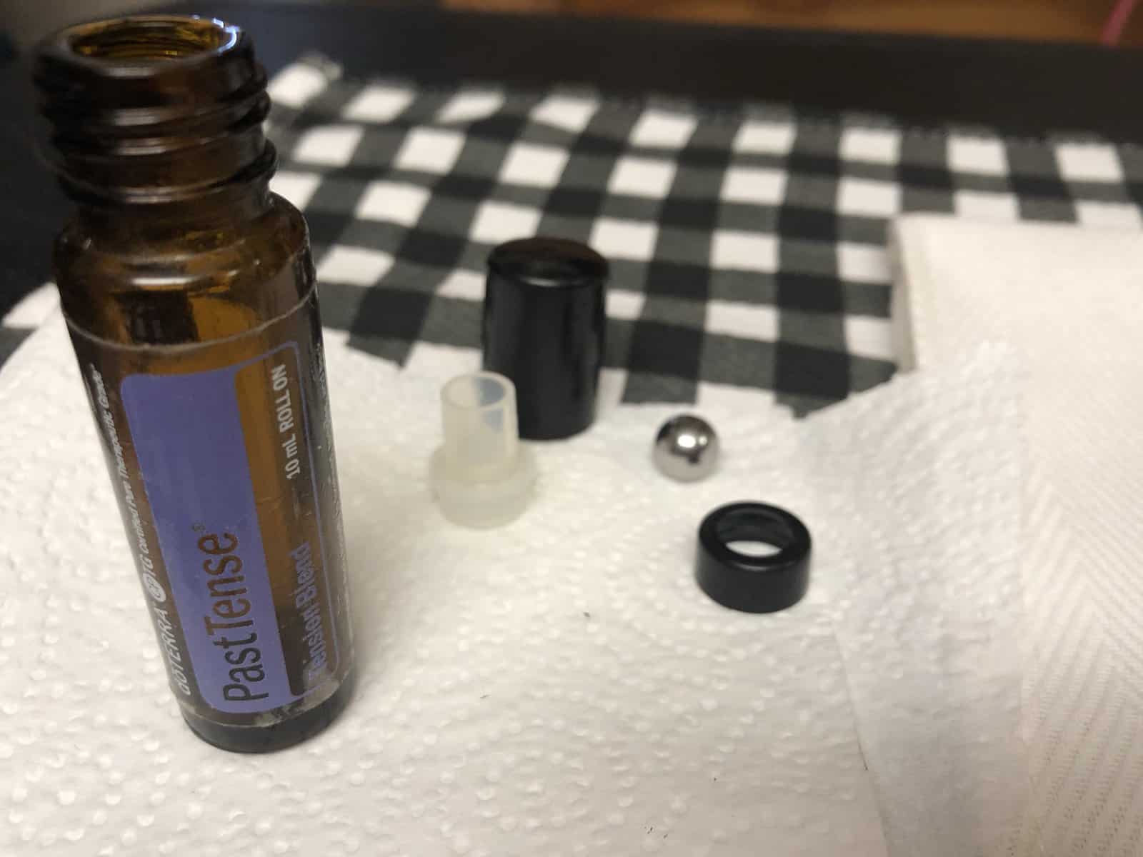Mixing Copycat Doterra Past Tense for Migraines - Ridge Haven Homestead